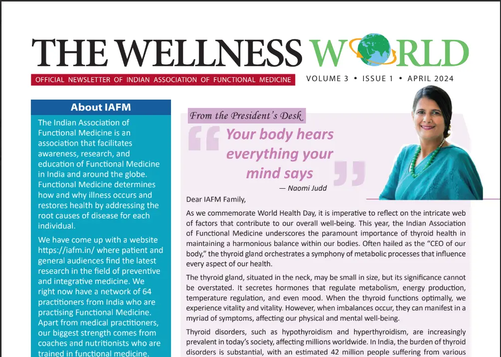 The Wellness World Vol.3, Issue 1, April 2024 | IAFM